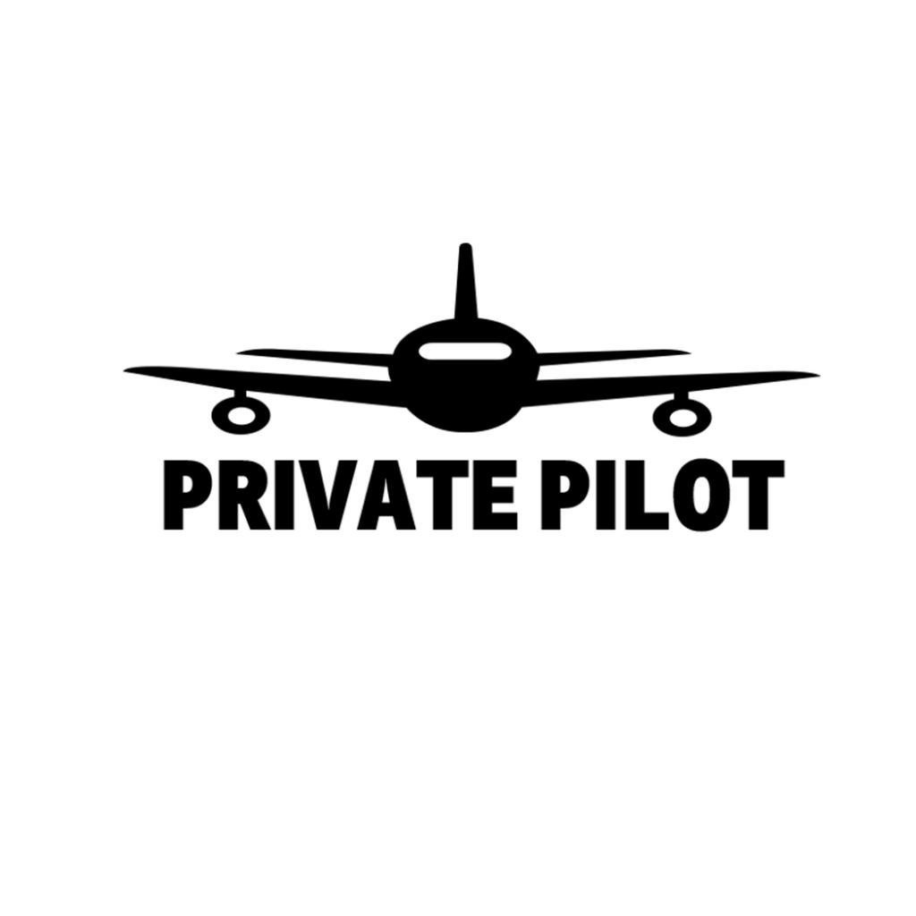 PRIVATE PILOT Aviation Pilot Decal Sticker | Shopee Philippines