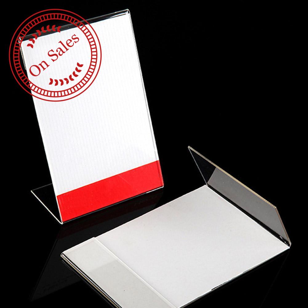 Transparent Acrylic Display Stand Desk Shelf High Stand Display Card ...