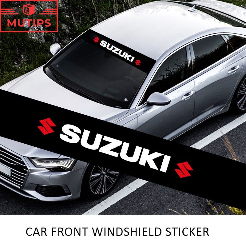 Suzuki Car front and rear window windshield PVC sticker waterproof ...