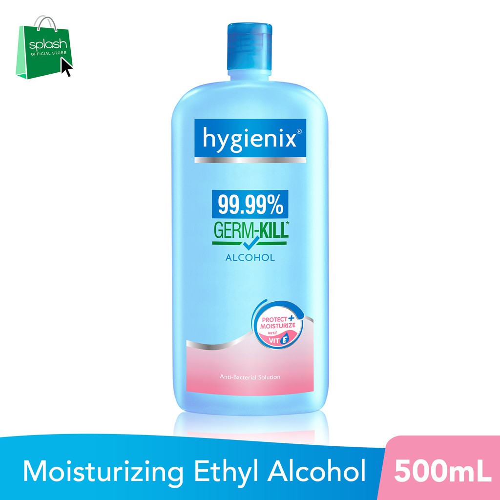 Hygienix Alcohol with Moisturizer 500mL | Shopee Philippines