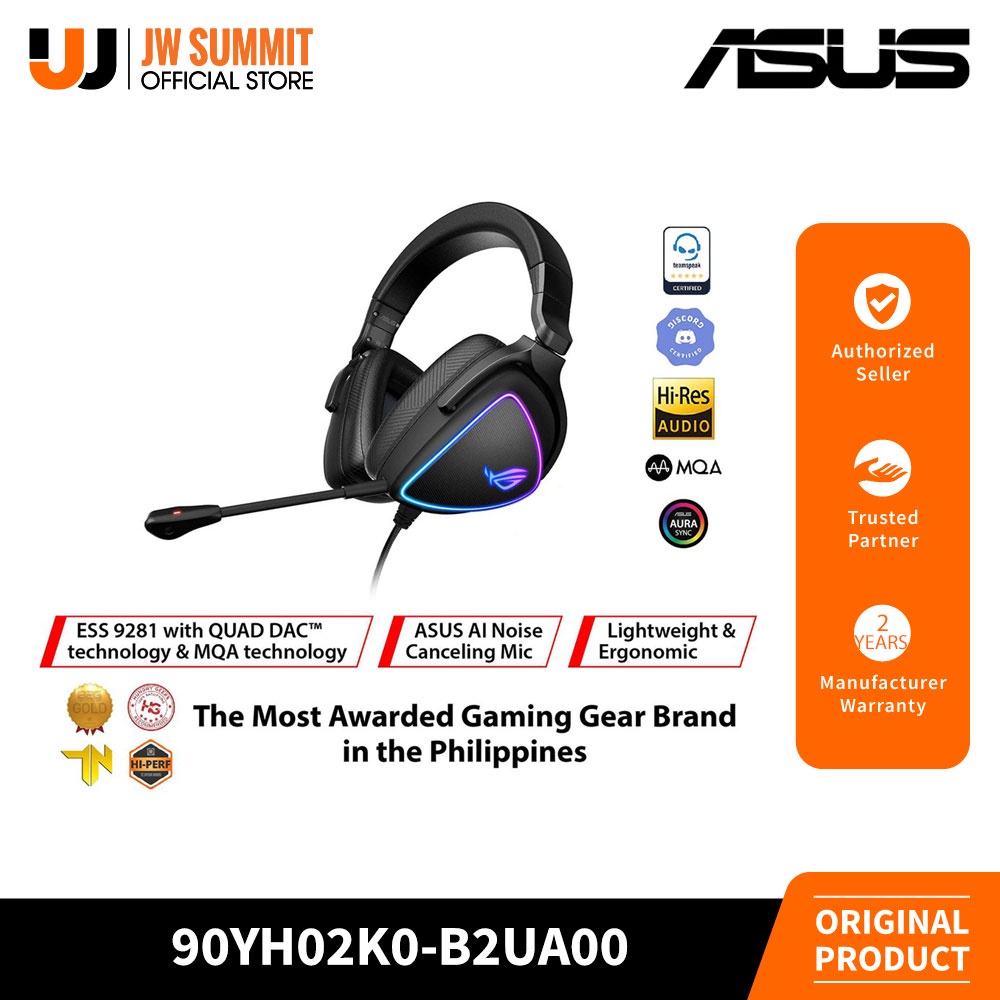 Asus ROG Delta S with AI Noise-Canceling Microphone RGB Gaming Headset ...