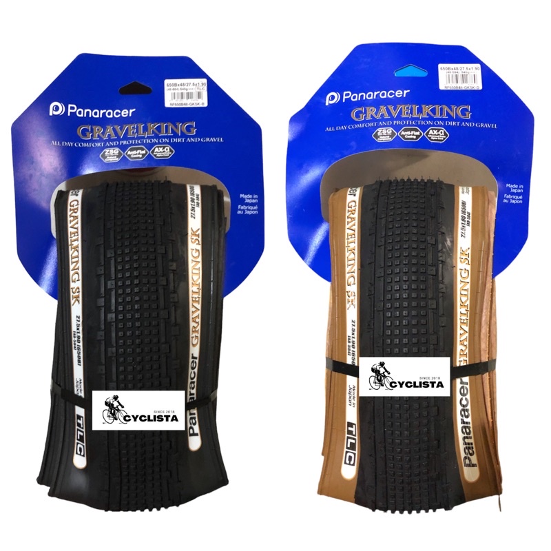 PANARACER GravelKing SK TLC 27.5x1.90 Folding Tire (sold per piece ...
