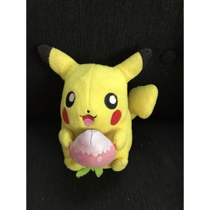Pokemon Pikachu with strawberry plush toy | Shopee Philippines