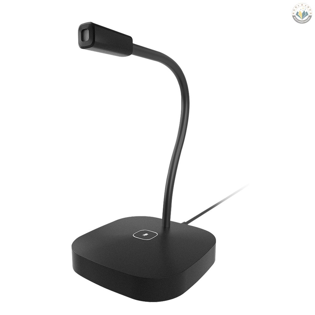 IN STOCK Desktop Computer Microphone USB Wired Microphone 360 Degrees ...