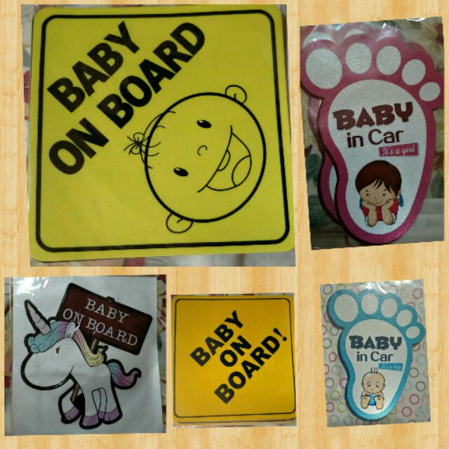 Car Sticker/Magnetic(Baby in a Car) | Shopee Philippines
