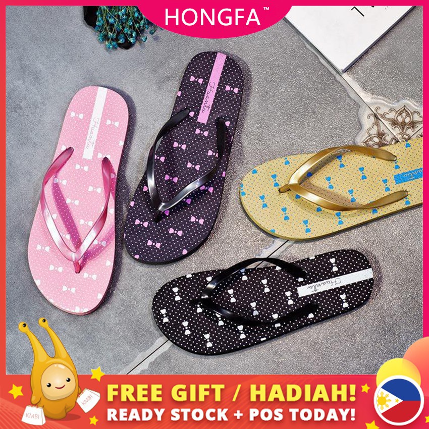 Printing slippers beach slippers for women's thin flip flops cod hf99 ...