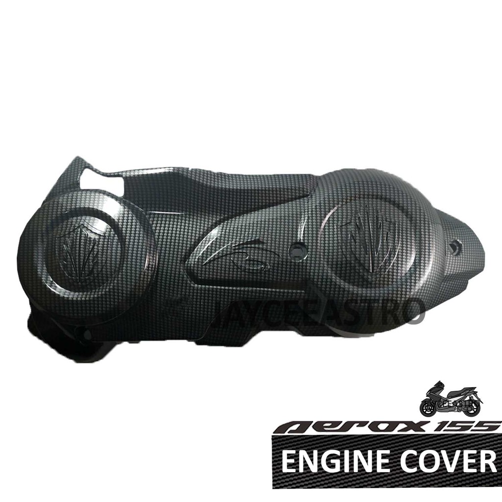 Yamaha Aerox v1 Crankcase cover Carbon | Shopee Philippines