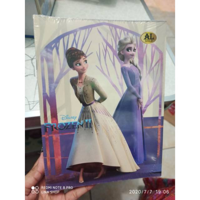 Frozen 38-sheet notebook - Lynderm Store