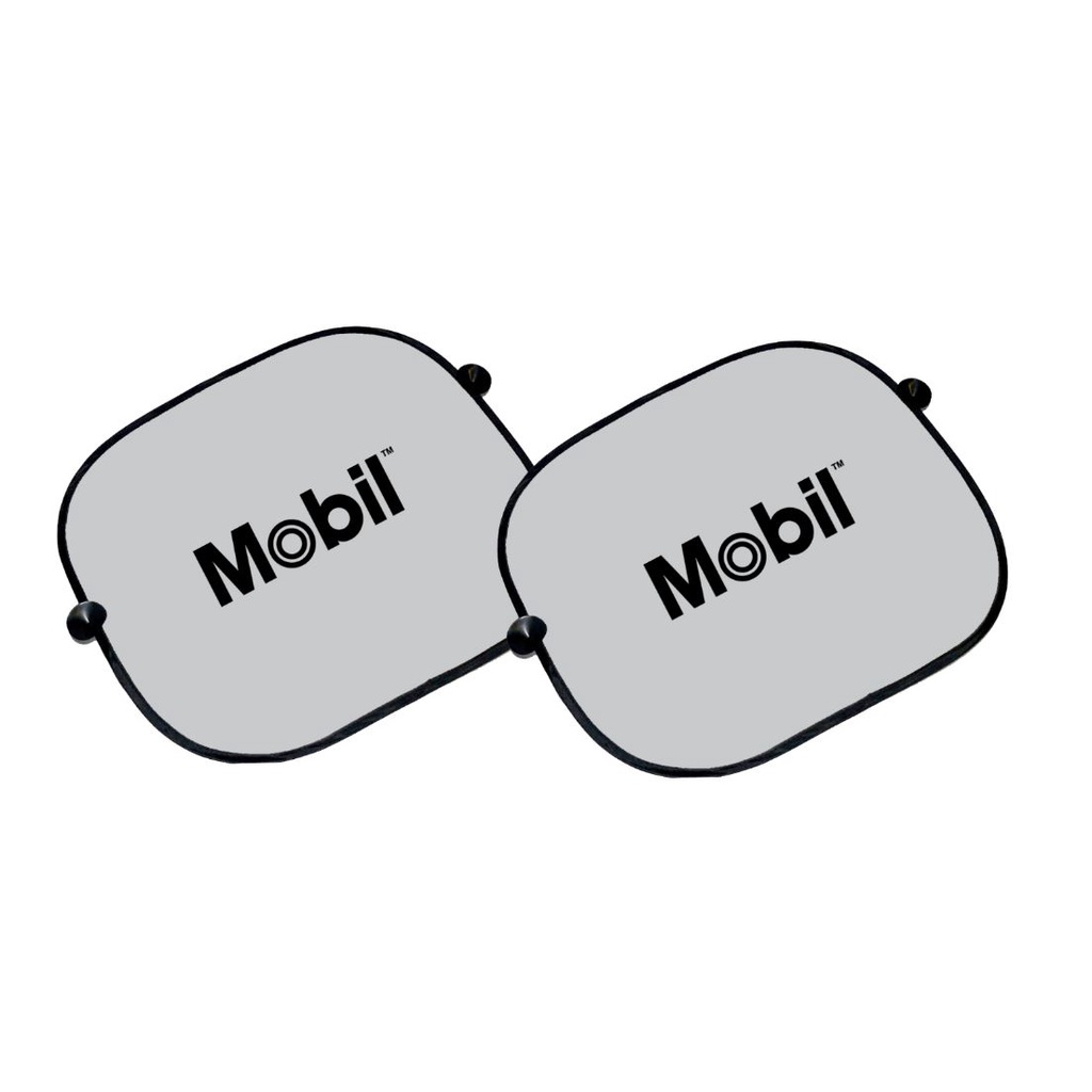 Car Shade with Silkscreen Mobil logo (Pair) | Shopee Philippines