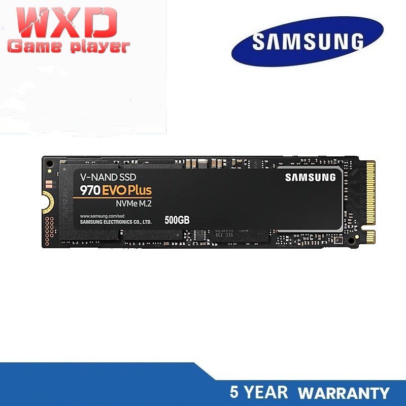 Samsung 970 evo plus m.2 500gb nvme 1.3 pcie gen 3.0 x4 internal solid state drive mz-v7s500bw ...