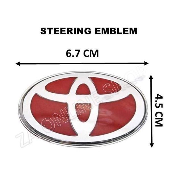 TOYOTA STEERING LOGO / TOYOTA EMBLEM / VIOS LOGO / CAMRY LOGO / COROLLA ...