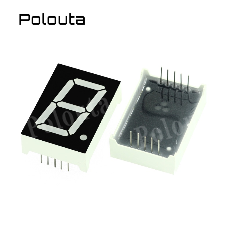 LED digital tube 1.0 inch one upper and lower feet common yin and ...