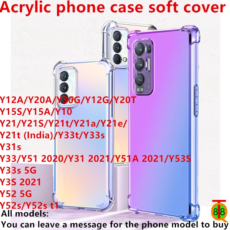 Vivo Y15S Y15A Y10 Y21 Y21S Y21A Y21E Y21T Y51 Y51A Y53S Y3S Y52 Y52S Y33T Y33S Y31S Y33 Acrylic ...