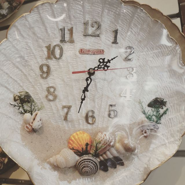 Capiz Wall Clock Philippine Souvenir | Shopee Philippines