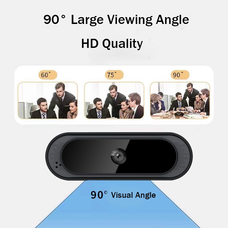 ANSEN Webcam for PC Laptop Online Class 720P HD USB Web Camera with Mic ...