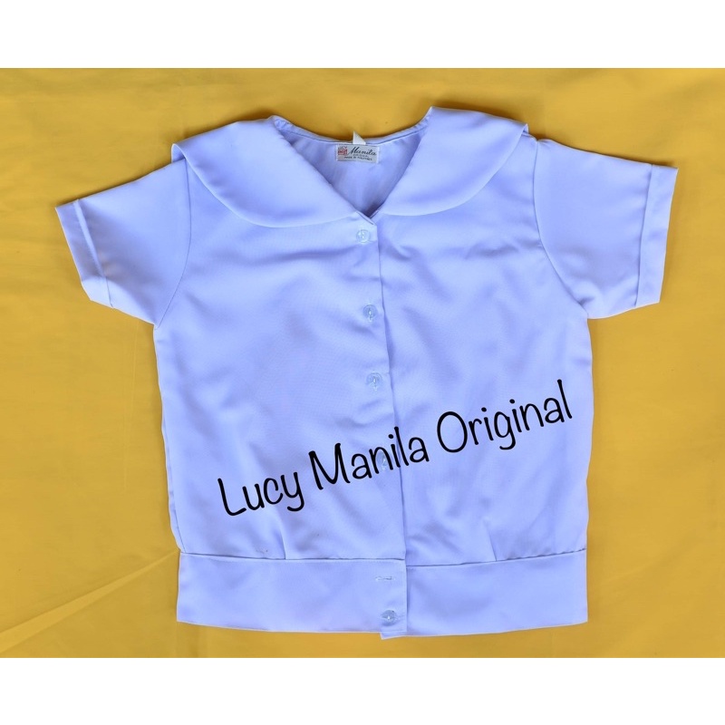 School Blouse Baby/Marine Collar Teteron/Katrina | Shopee Philippines