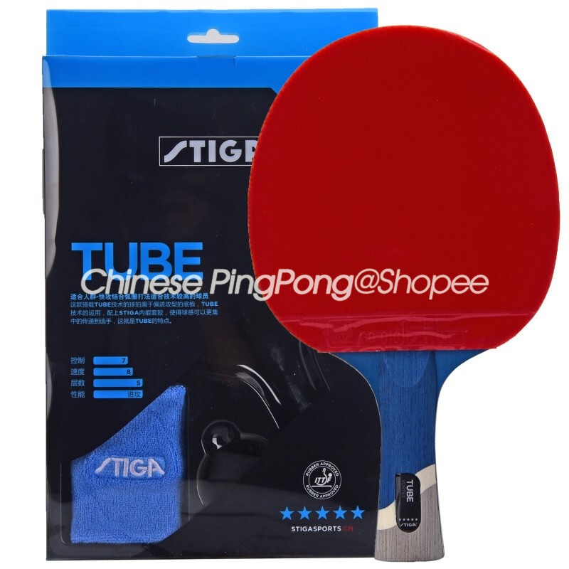 Original STIGA TUBE 5 Star Table Tennis Racket | Shopee Philippines