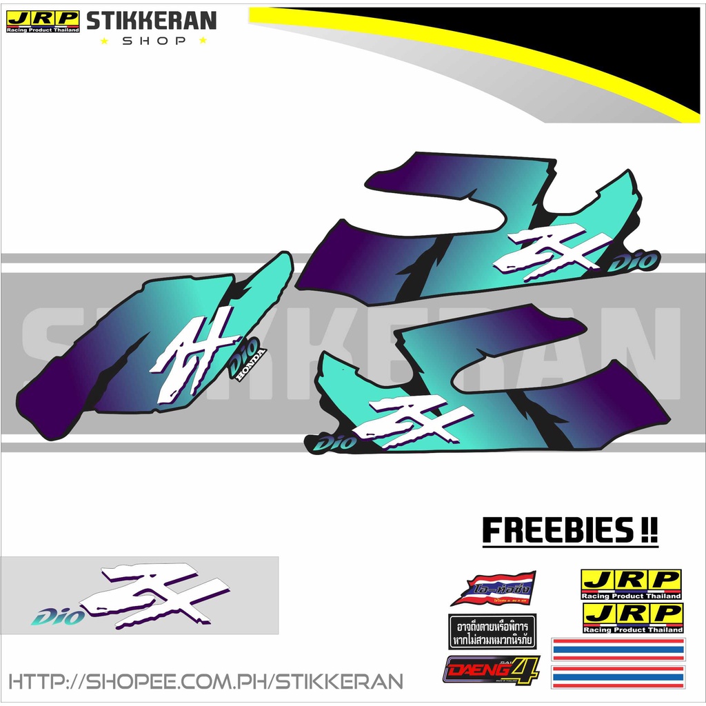 HONDA DIO 2 STOCK DECAL | Shopee Philippines