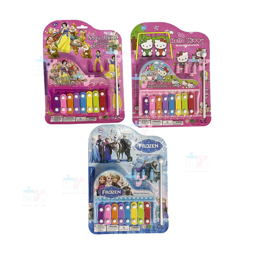 Xylophone Toy Hello Kitty Snow White Frozen FunHouse | Shopee Philippines