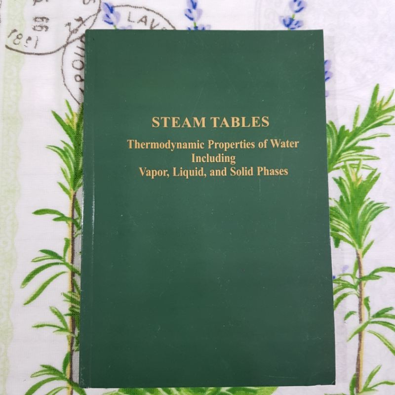 STEAM TABLES Thermodynamic Properties of Water Including Vaper ,Liquid ...
