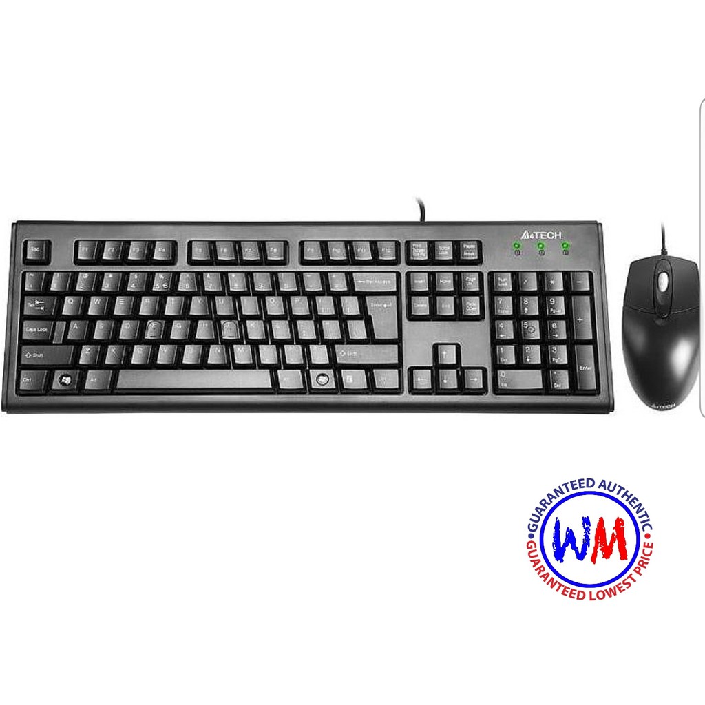 A4tech Krs 8372 Usb Keyboard And Mouse Combo Shopee Philippines 