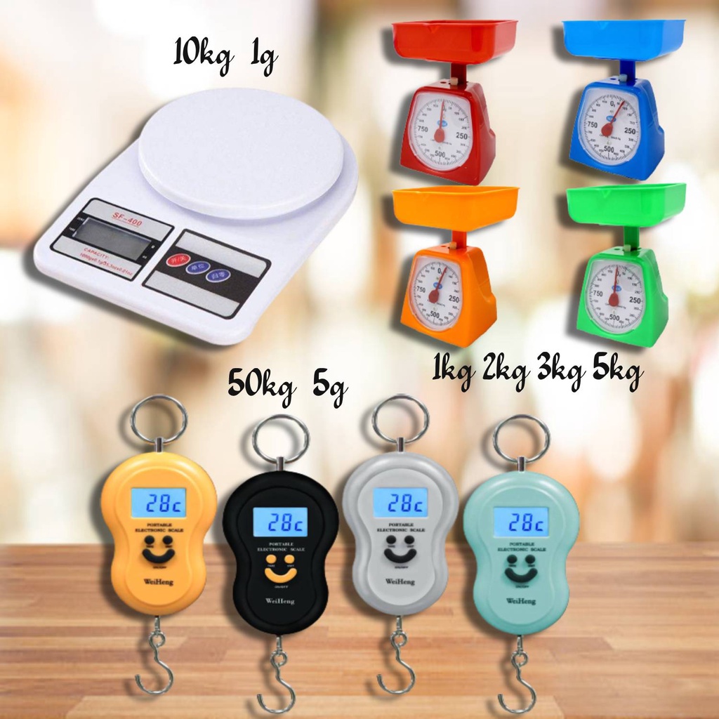 CZC Kitchen Scale 1-5KG Digital Electronic 10kg Hanging 50kg Food ...