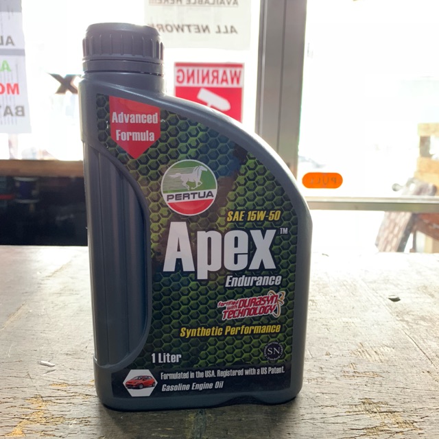 Pertua Apex Synthetic Oil 15w-50 Gasoline | Shopee Philippines