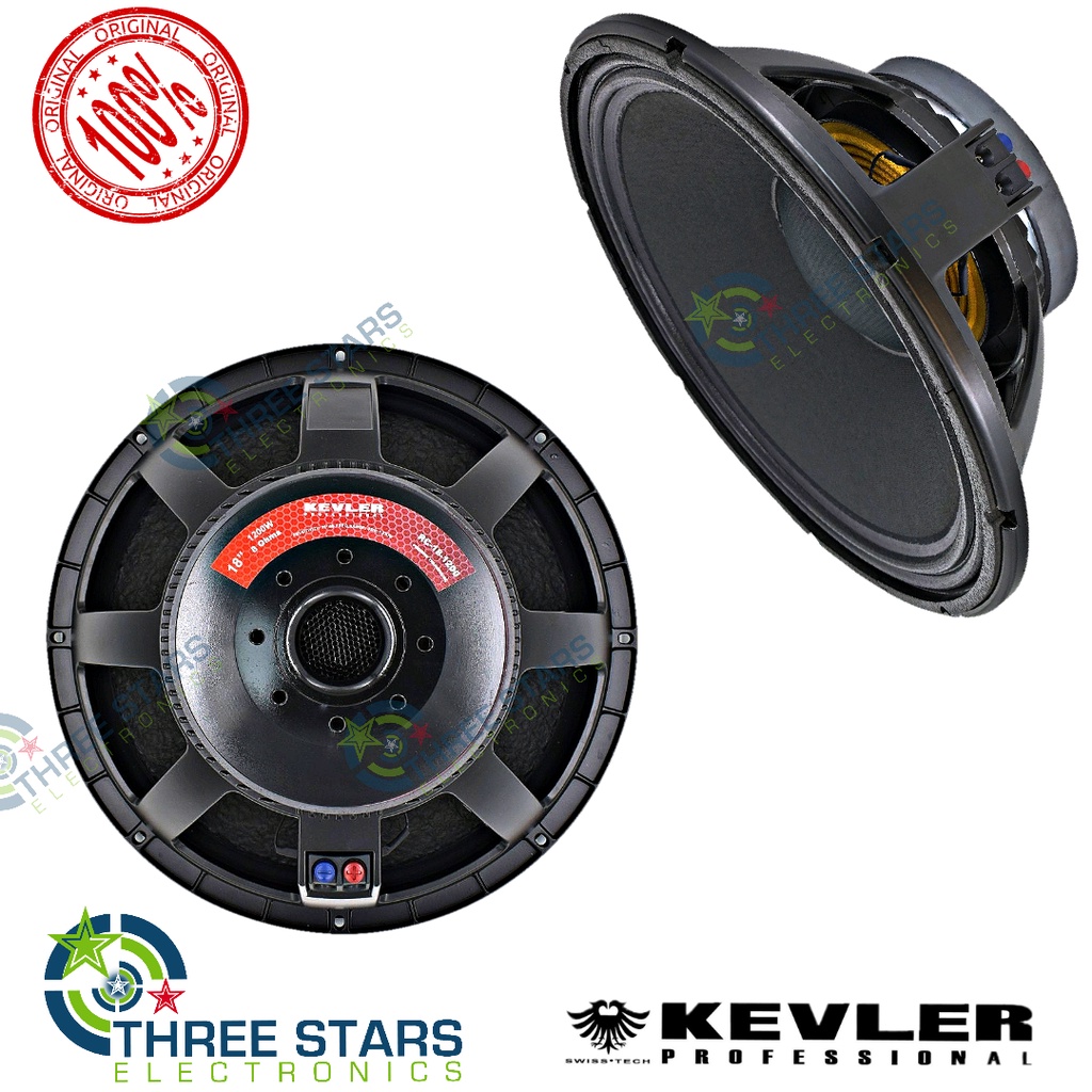 2022 Original Kevler Professional 1pc. RC-18-1200 18 inch 1200watts High Power Subwoofer Dual ...