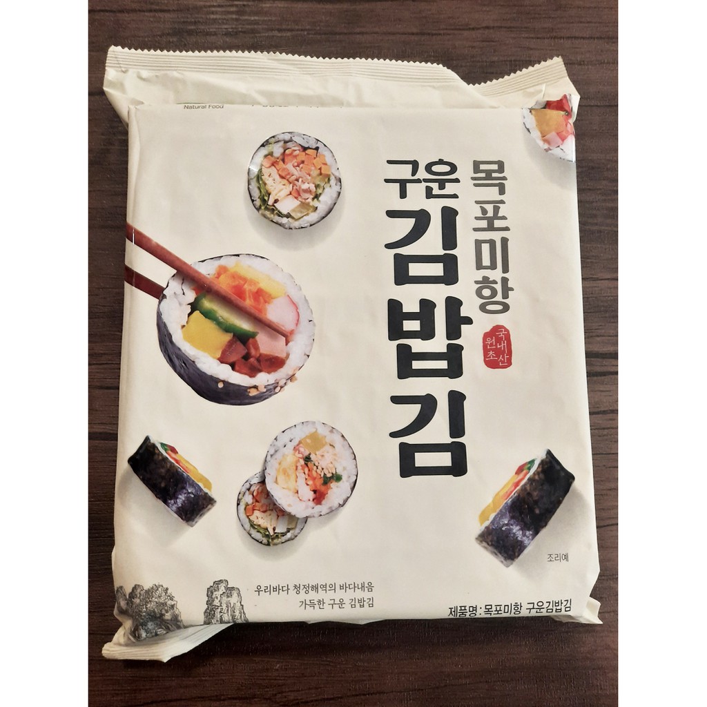 Cheong-Hae Mokpo Mihang roasted seaweed for Kimbap,Kimbab, Sushi / Nori ...