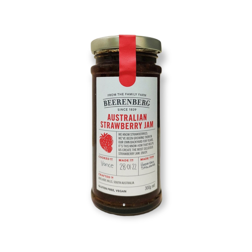 (Australia) Beerenberg Australian Strawberry Jam. 300 grams. | Shopee ...
