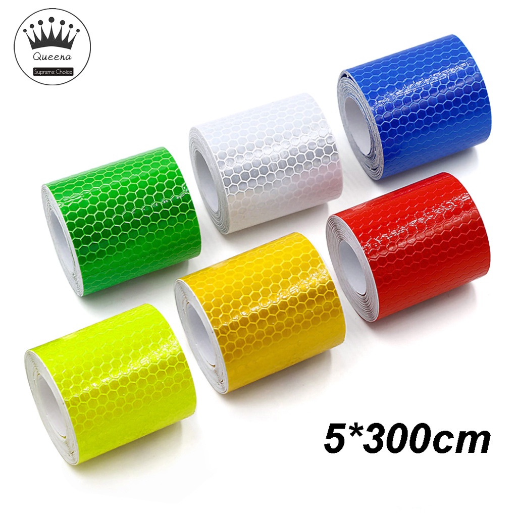 5cm*300cm Car Reflective Tape Decoration Stickers Car Warning Safety ...