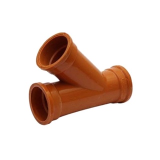Pvc Orange Pipe Fittings TEE , WYE , COUPLING 3X3 INCHES | Shopee ...
