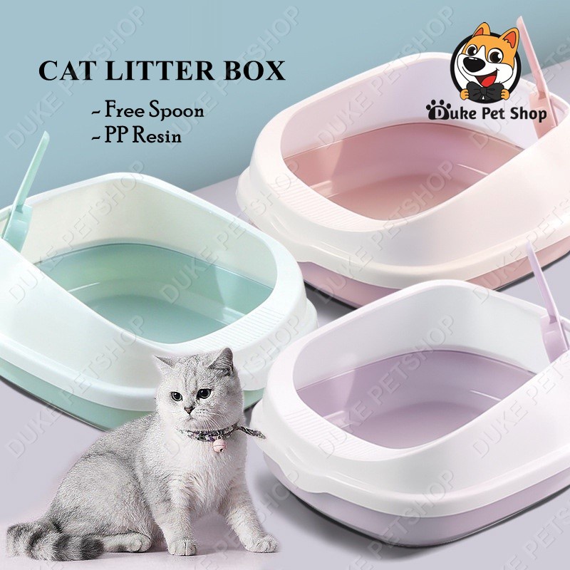 Cat Kitten Litter Box w/ Scoop | Shopee Philippines
