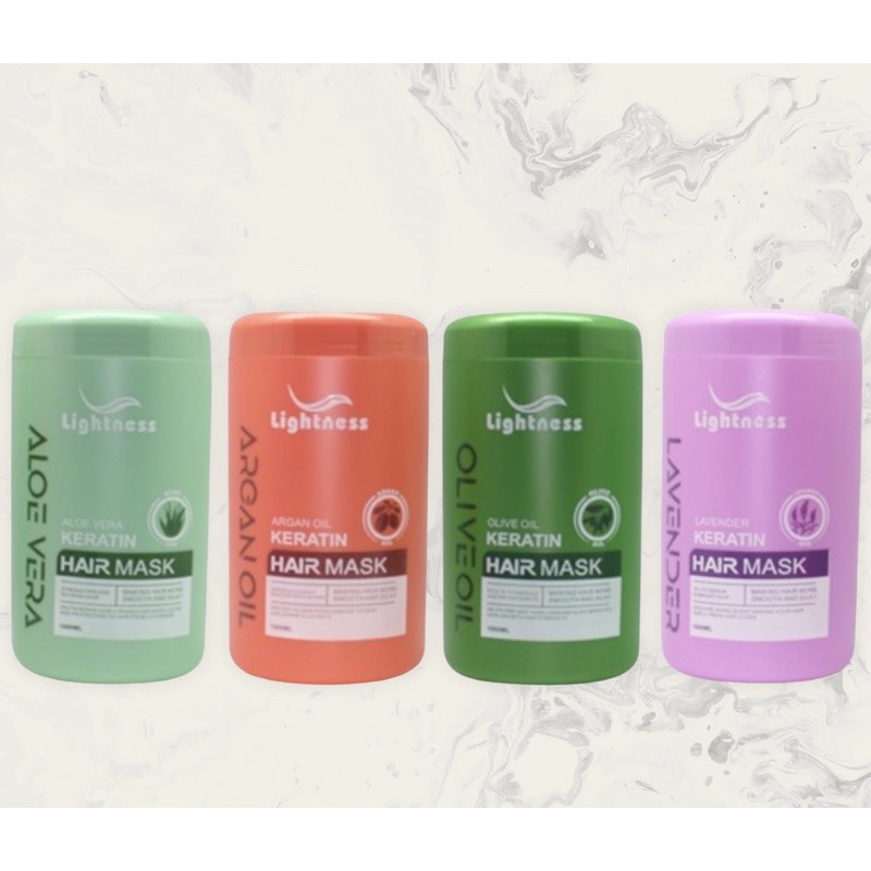 lightness keratin hair mask 1000ml | Shopee Philippines