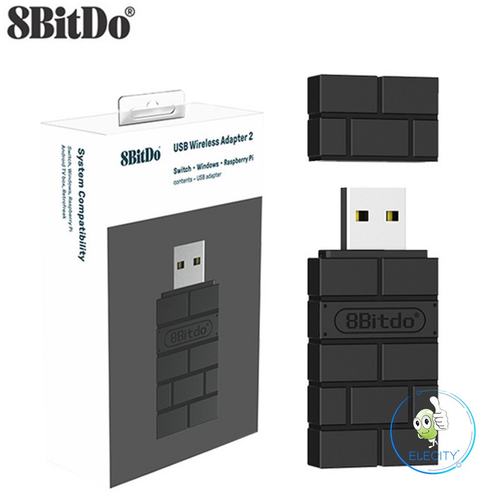 8BitDo USB Wireless Bluetooth Adapter for Xbox Series / DualSense / Wii ...