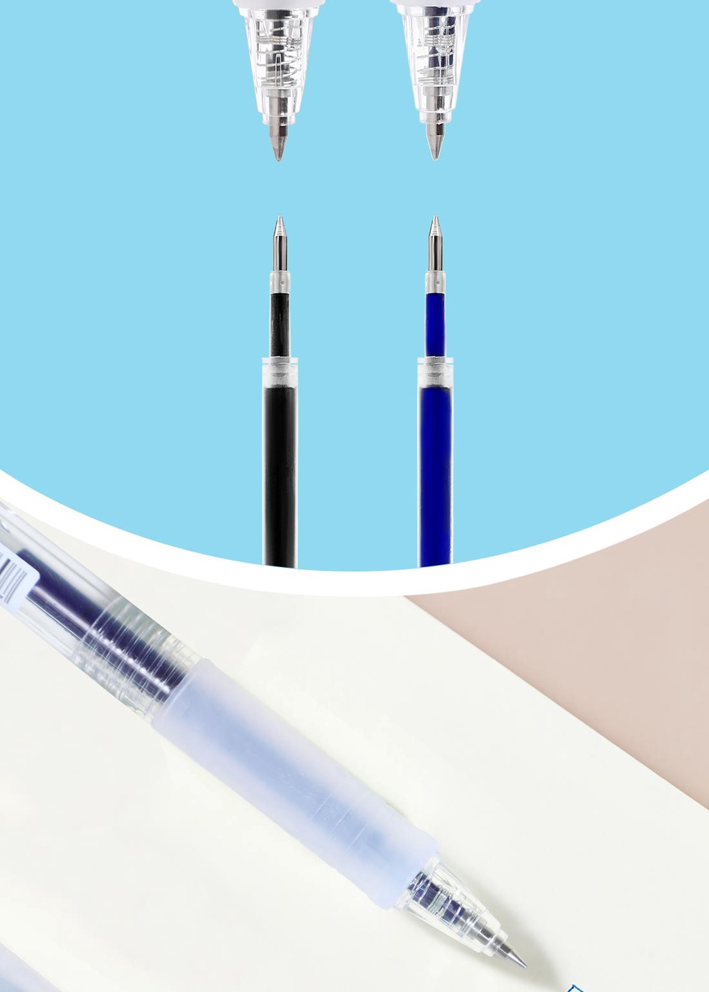 Miniso Gel Ink Pen 0.5Mm Blue | Shopee Philippines