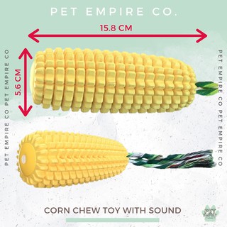 Corn Cob Dog Indestructible Chew Toy for Aggressive Chewers with Dog ...