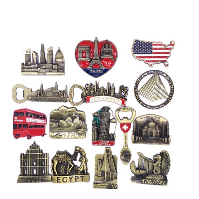 2️⃣Metal Ref Magnet Country Landmark | Shopee Philippines