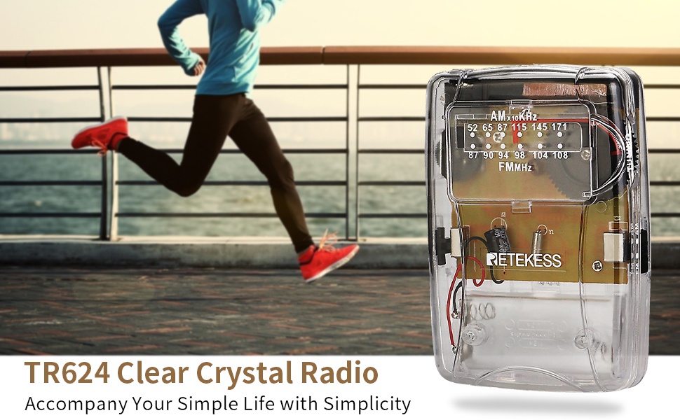 Retekess TR624 Transparent Radio AM FM Pointer Tuning With Headphones | Shopee Philippines
