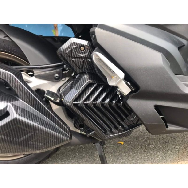 PCX 160 and Click 160 carbon radiator cover garnish (ORIGINAL CARBON ...