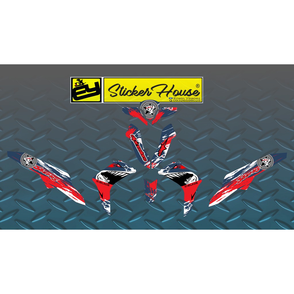 Keeway K blade 125 Decals Laminated | Shopee Philippines