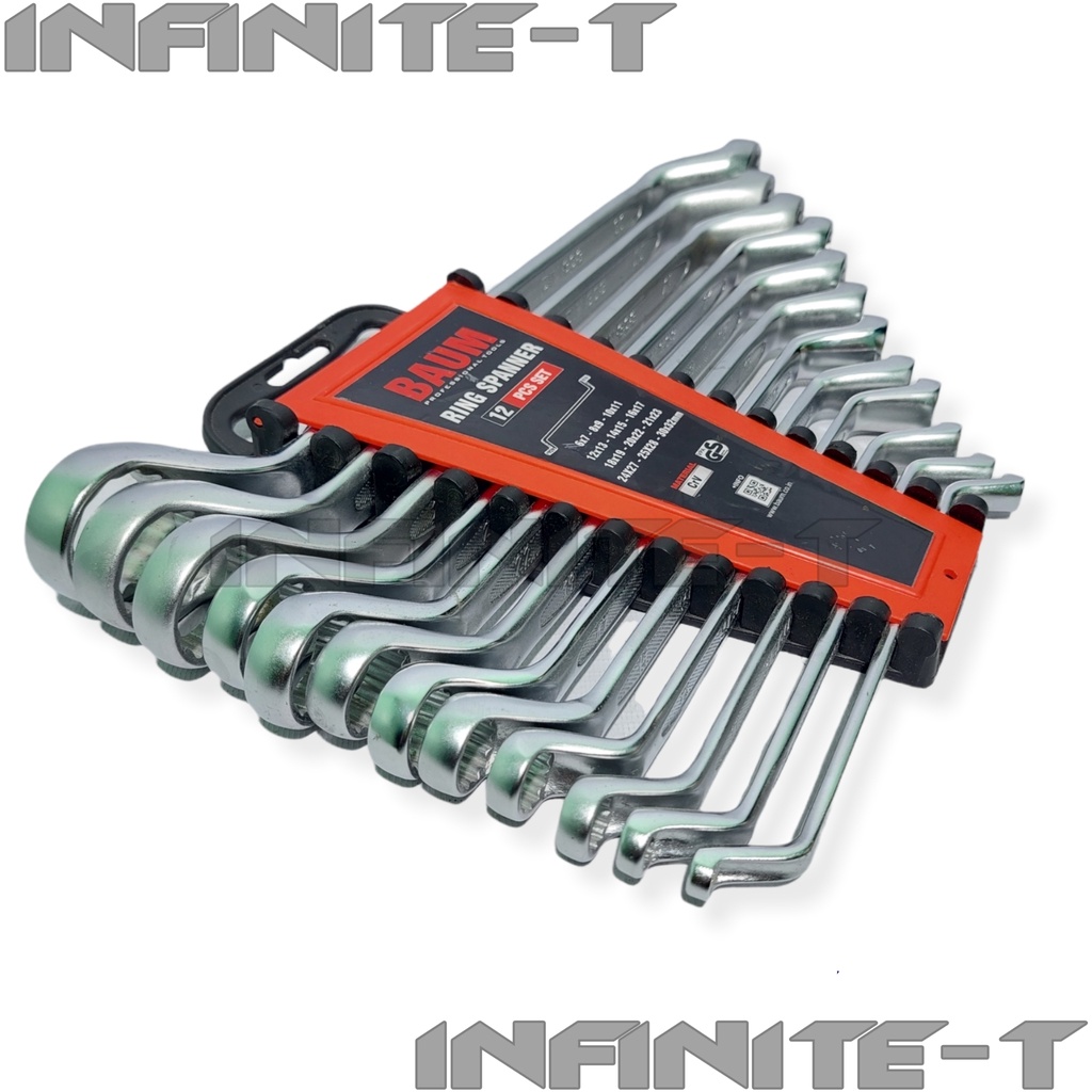 Baum 12 Pcs. Compact Combination Wrench Set 6 to 32MM (Double Box End ...