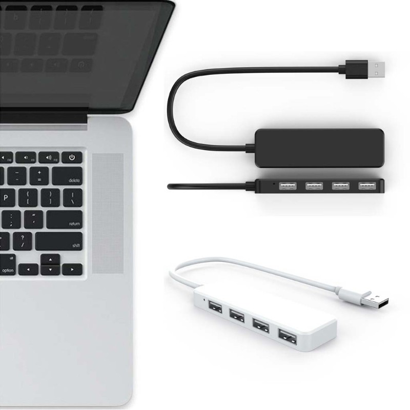 USB 2.0 4 Ports Hub Extension Splitter Adapter | Shopee Philippines
