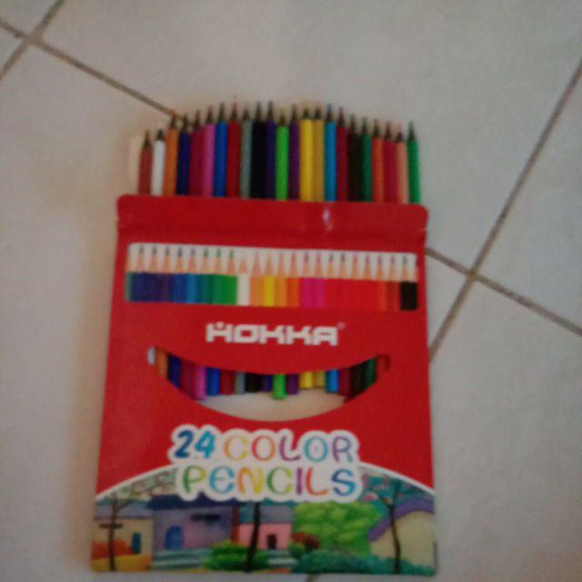 HOKKA EXCLUSIVE PREMIUM Color Pencil Long 12/18/24PCS | Shopee Philippines