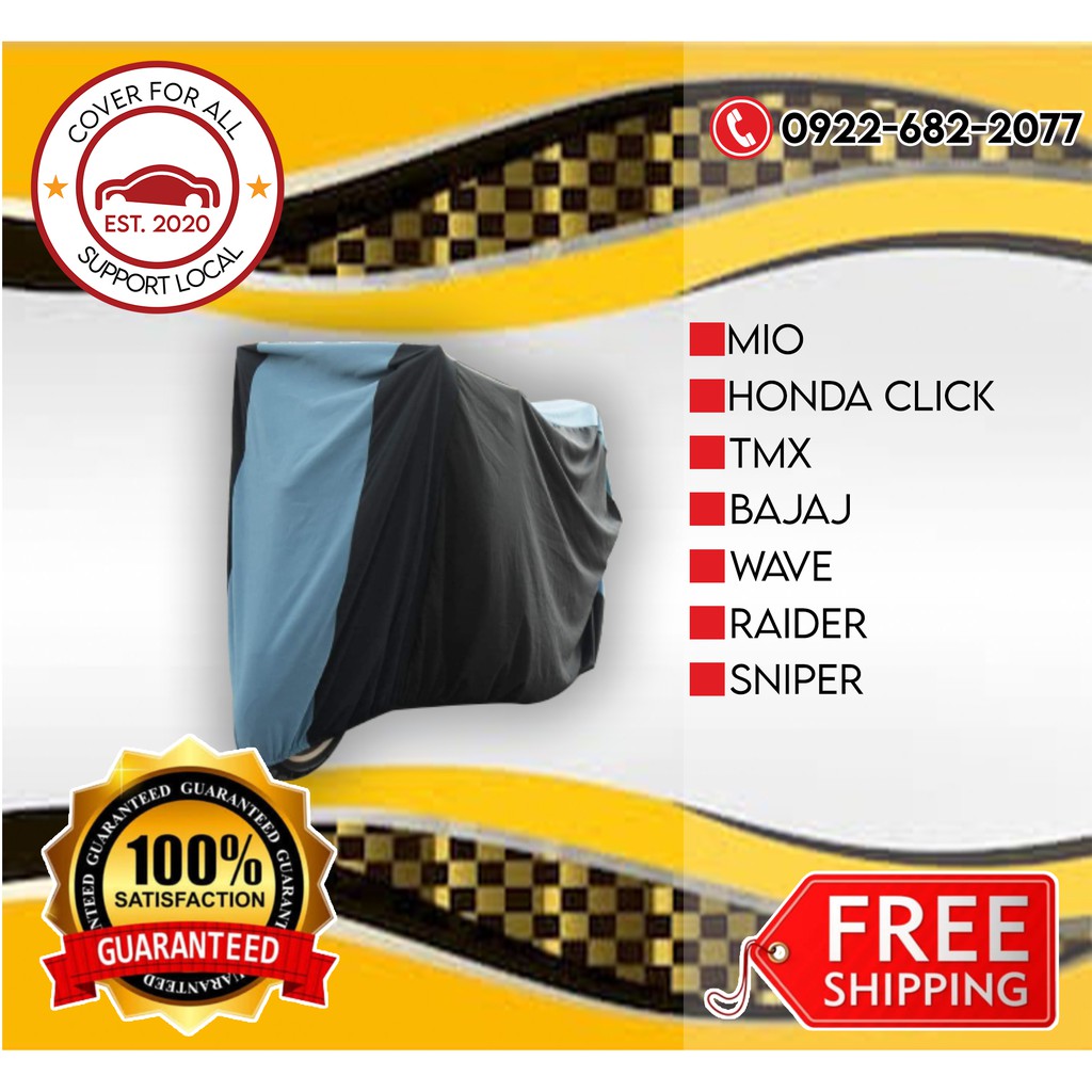 MOTOR COVER HIGH QUALITY WATER REPELLANT -MIO - WAVE - TMX - SNIPER ...