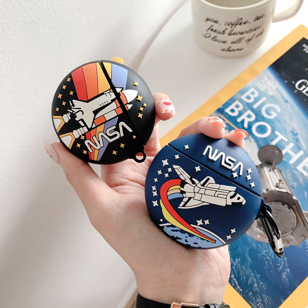 3D NASA Creative Rocket Spaceship AirPodsPro Case Airpods 1/2 Charging ...