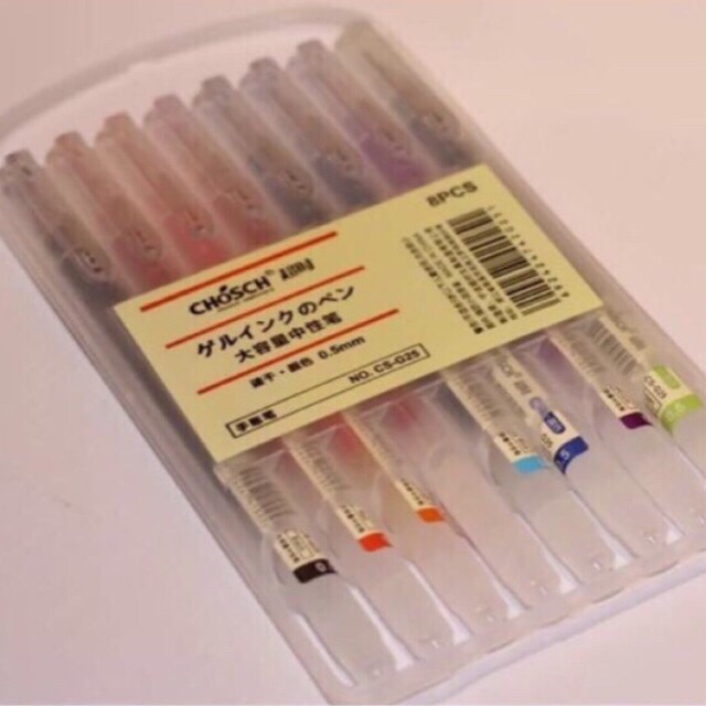 Chosch 8 Colors Gel Ink Pen | Shopee Philippines