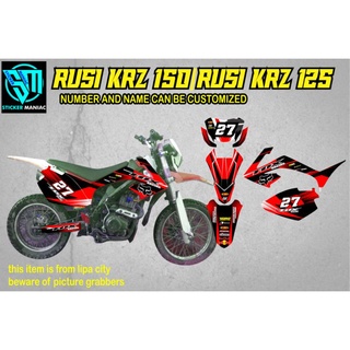 Rusi KRZ 200,Rusi KRZ 150 full body decals | Shopee Philippines