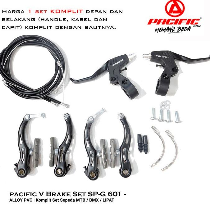 V BRAKE SET PACIFIC Complite V BRAKE Alloy Pvc Folding Bike, BMX, MTB ...