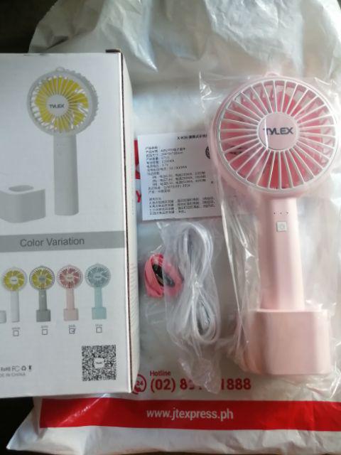 TYLEX X-M36 Portable Hand Held Rechargeable Mini Fan | Shopee Philippines